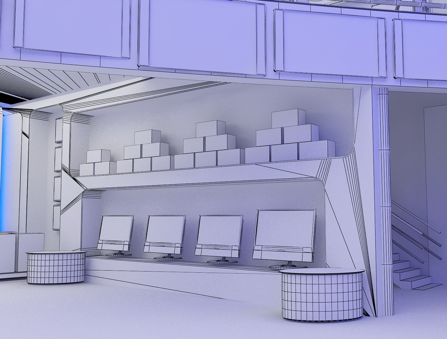 3D Fair Tent Exhibition - TurboSquid 1639524