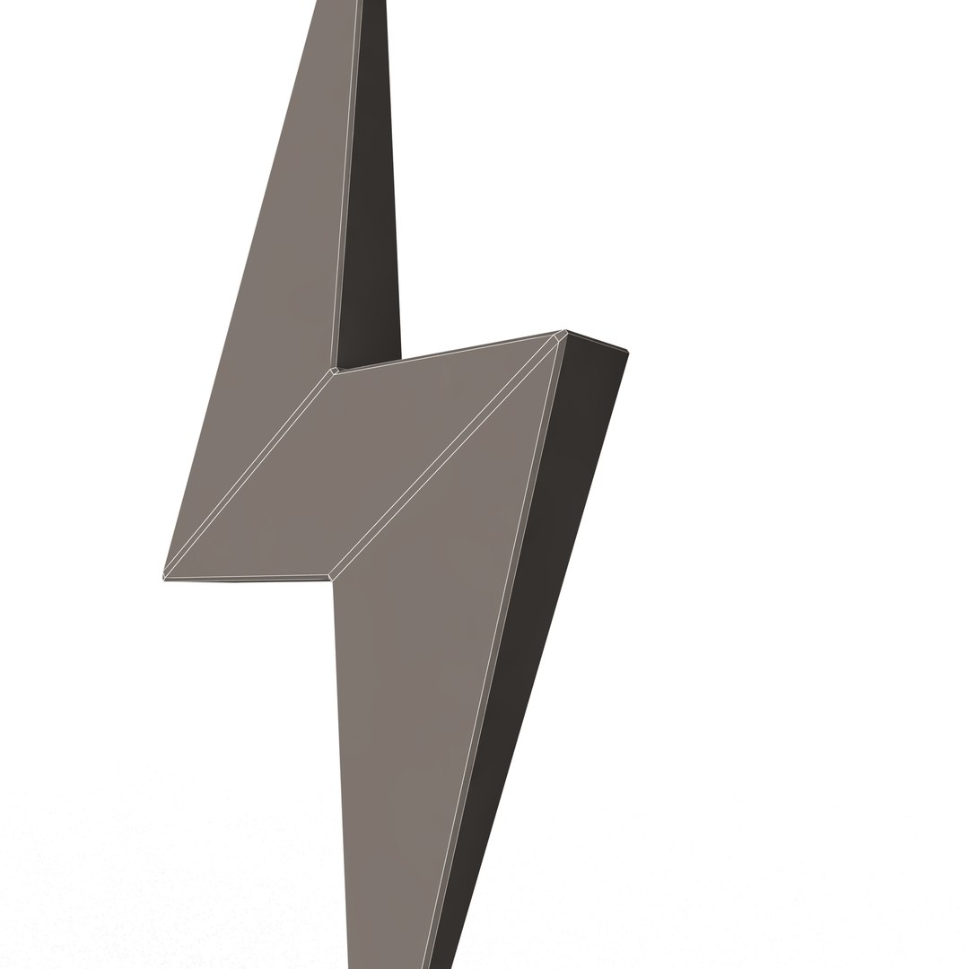 3D Lightning Symbol - TurboSquid 1850782