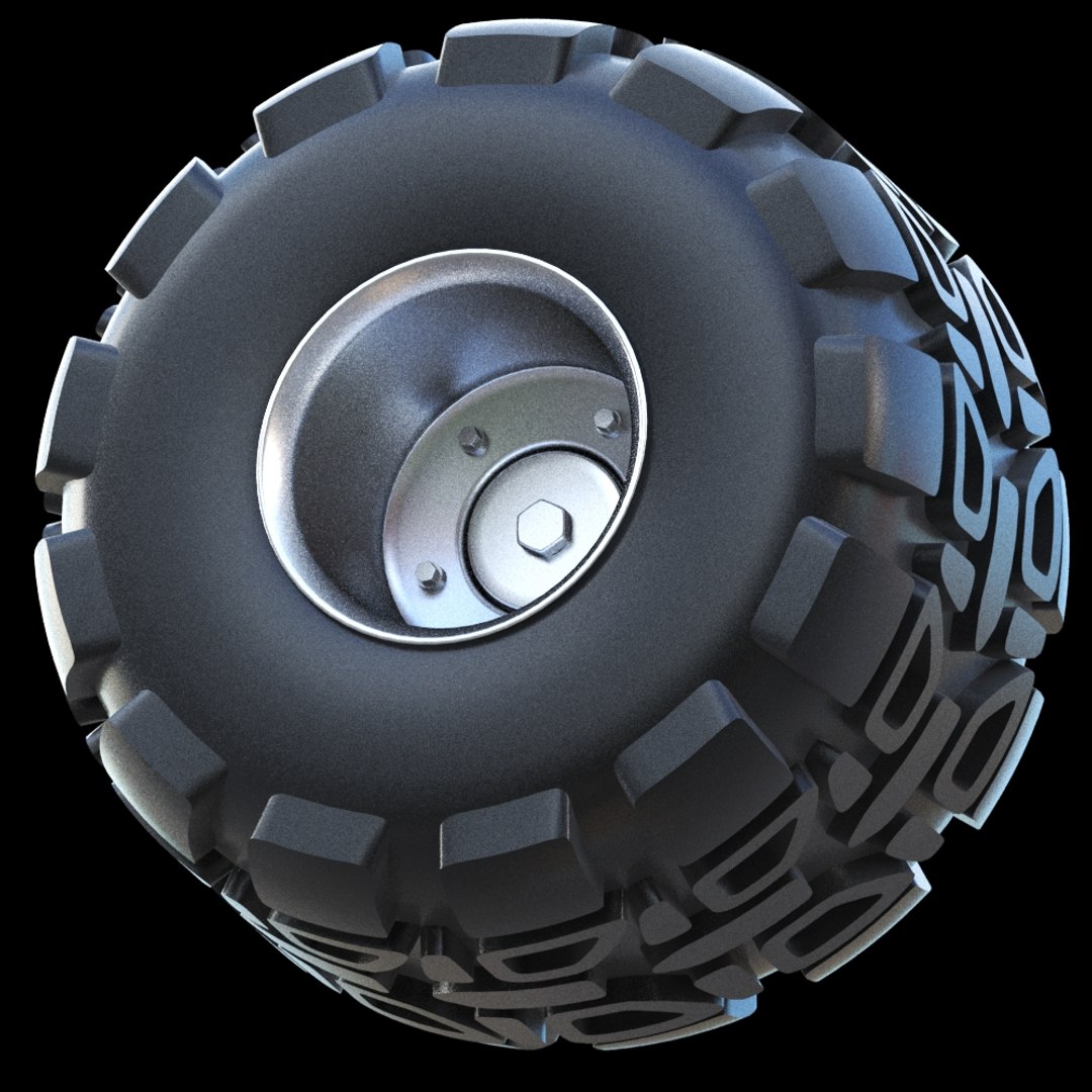 3D Truck Wheel Model - TurboSquid 1227174