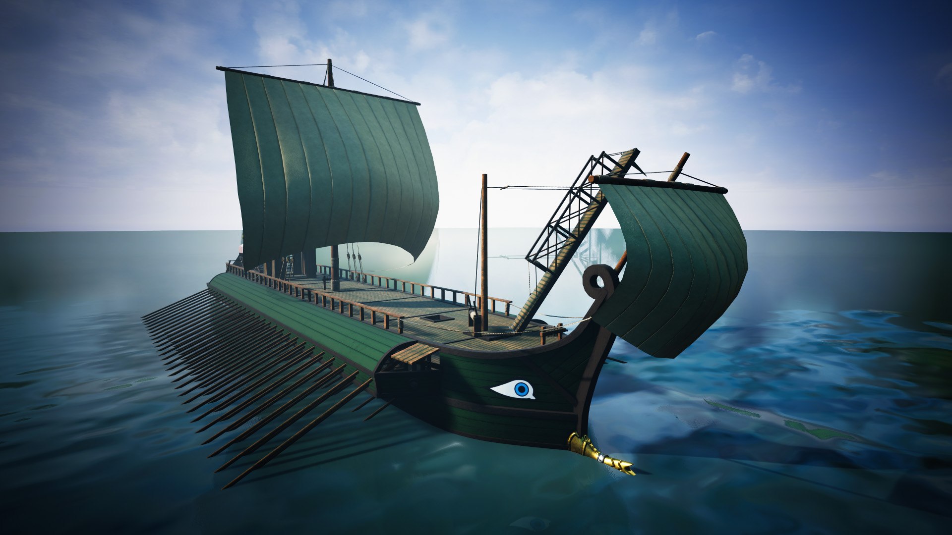 Roman Trireme model - TurboSquid 2036492