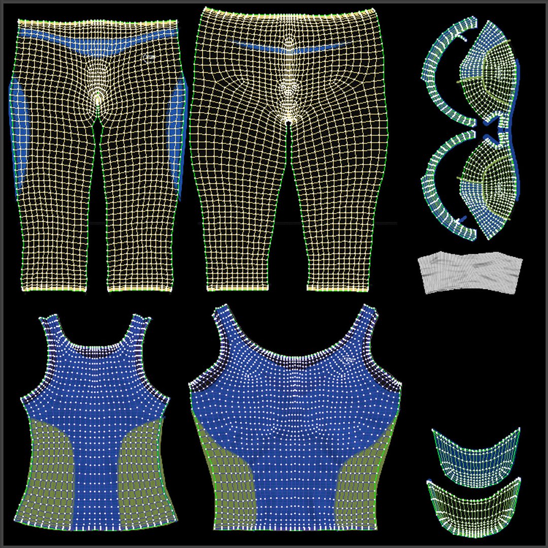 3d Model Runner Woman