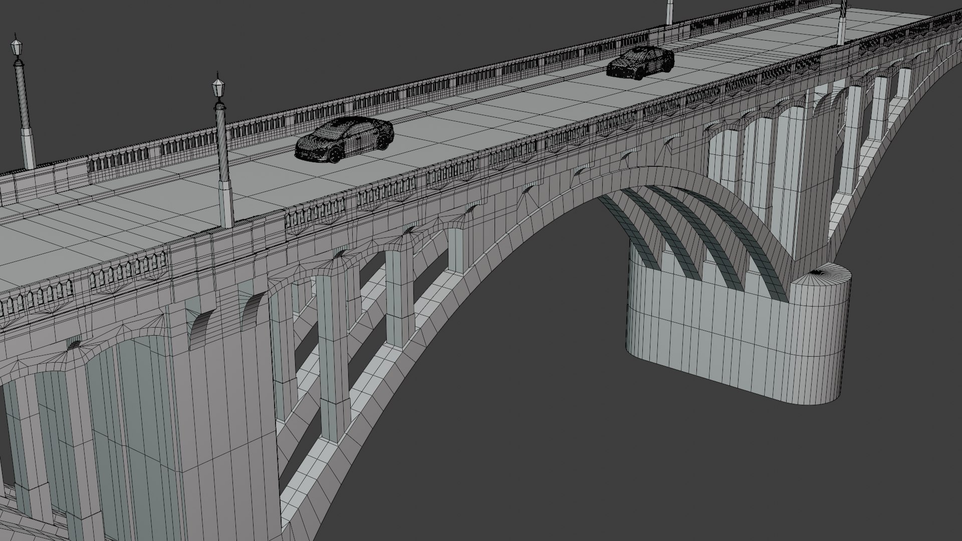 Bridge With Cars 2025 Model - TurboSquid 2391682