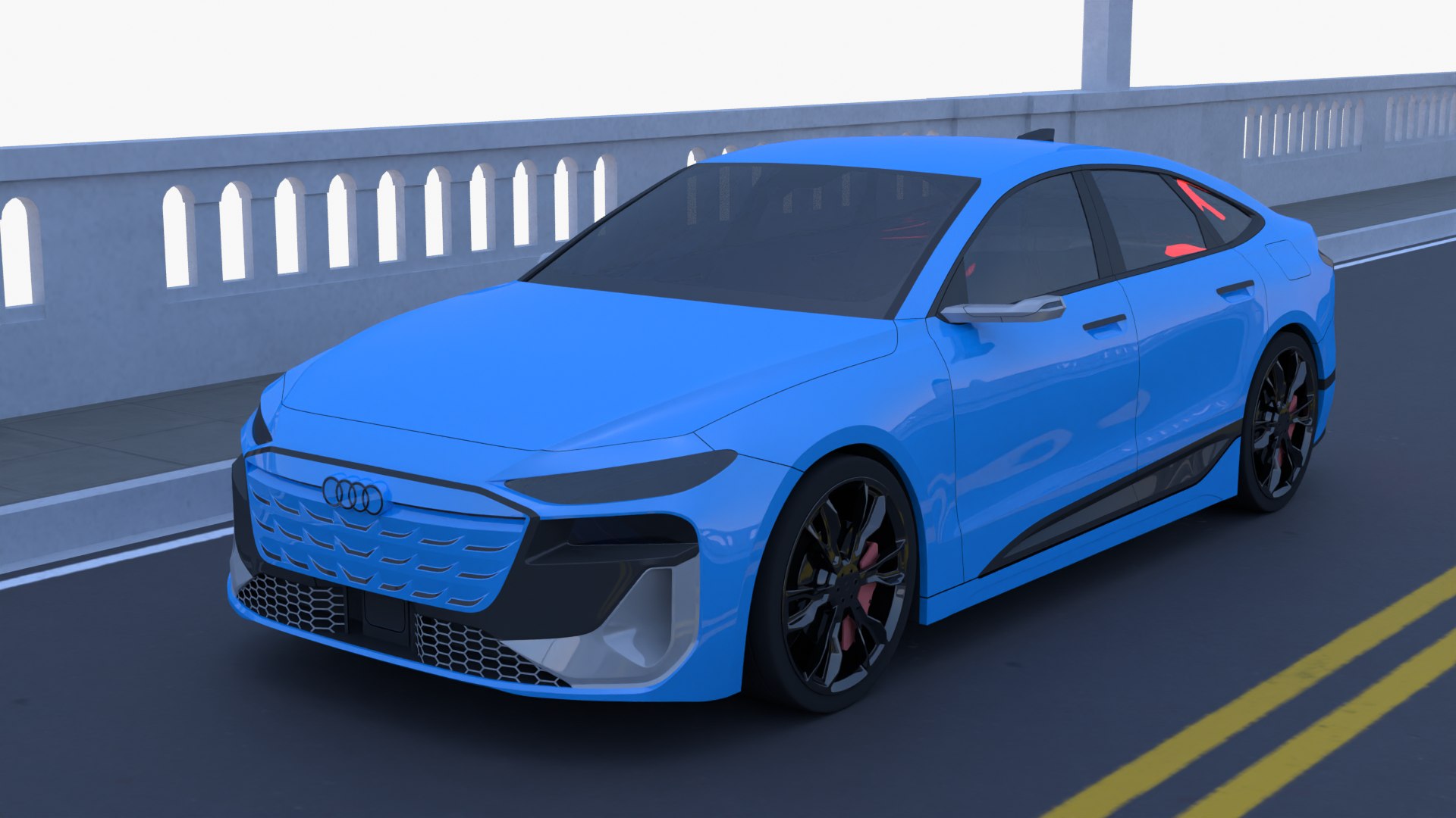 Bridge With Cars 2025 Model - TurboSquid 2391682