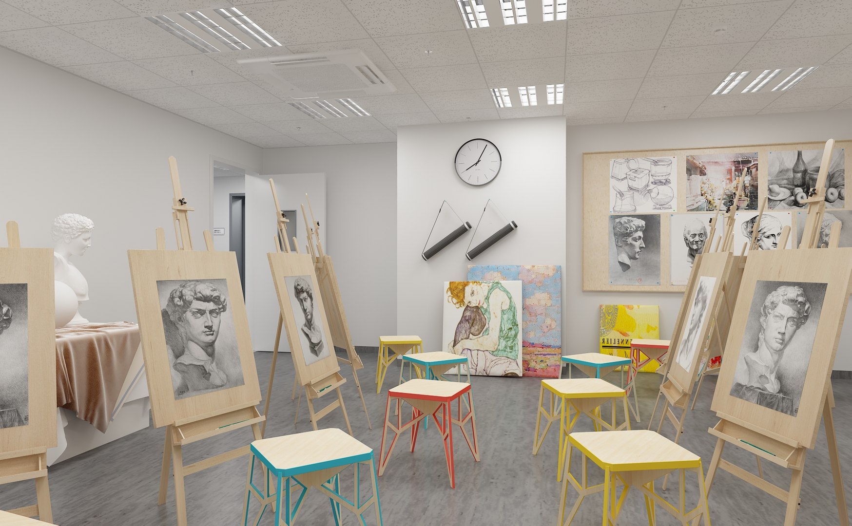 Drawing Room 3D Model - TurboSquid 2111365