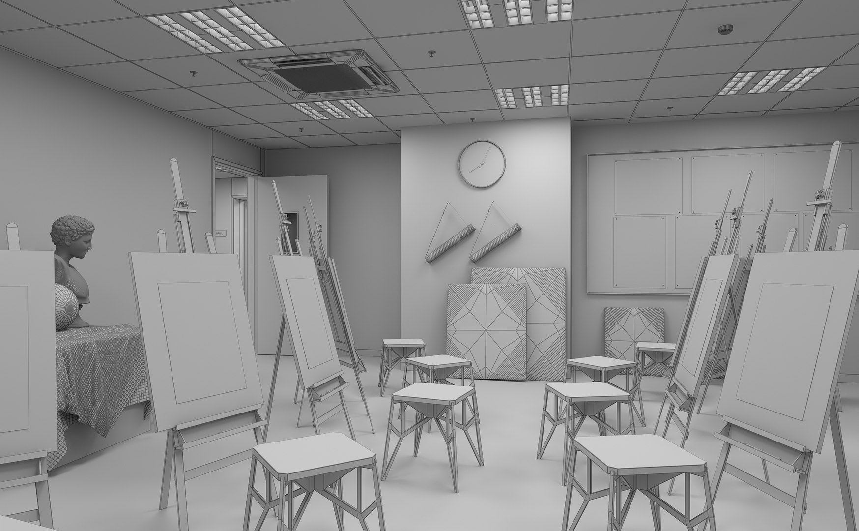 Drawing Room 3D Model - TurboSquid 2111365