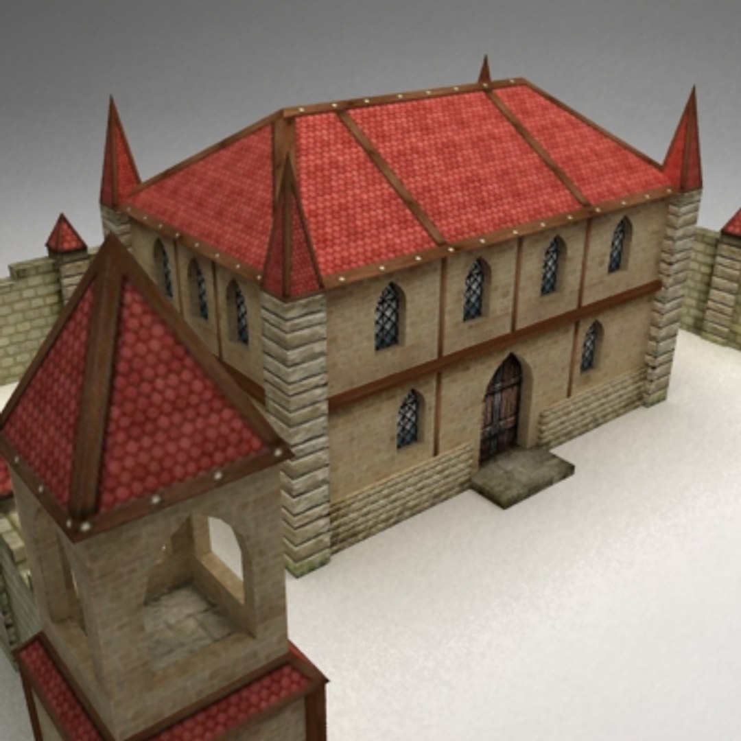 3d Model Fantasy Manor