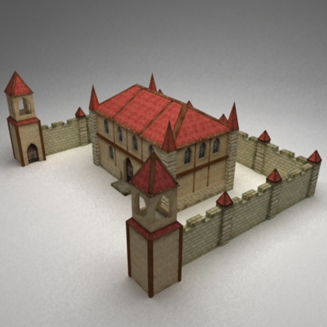 3d Model Fantasy Manor