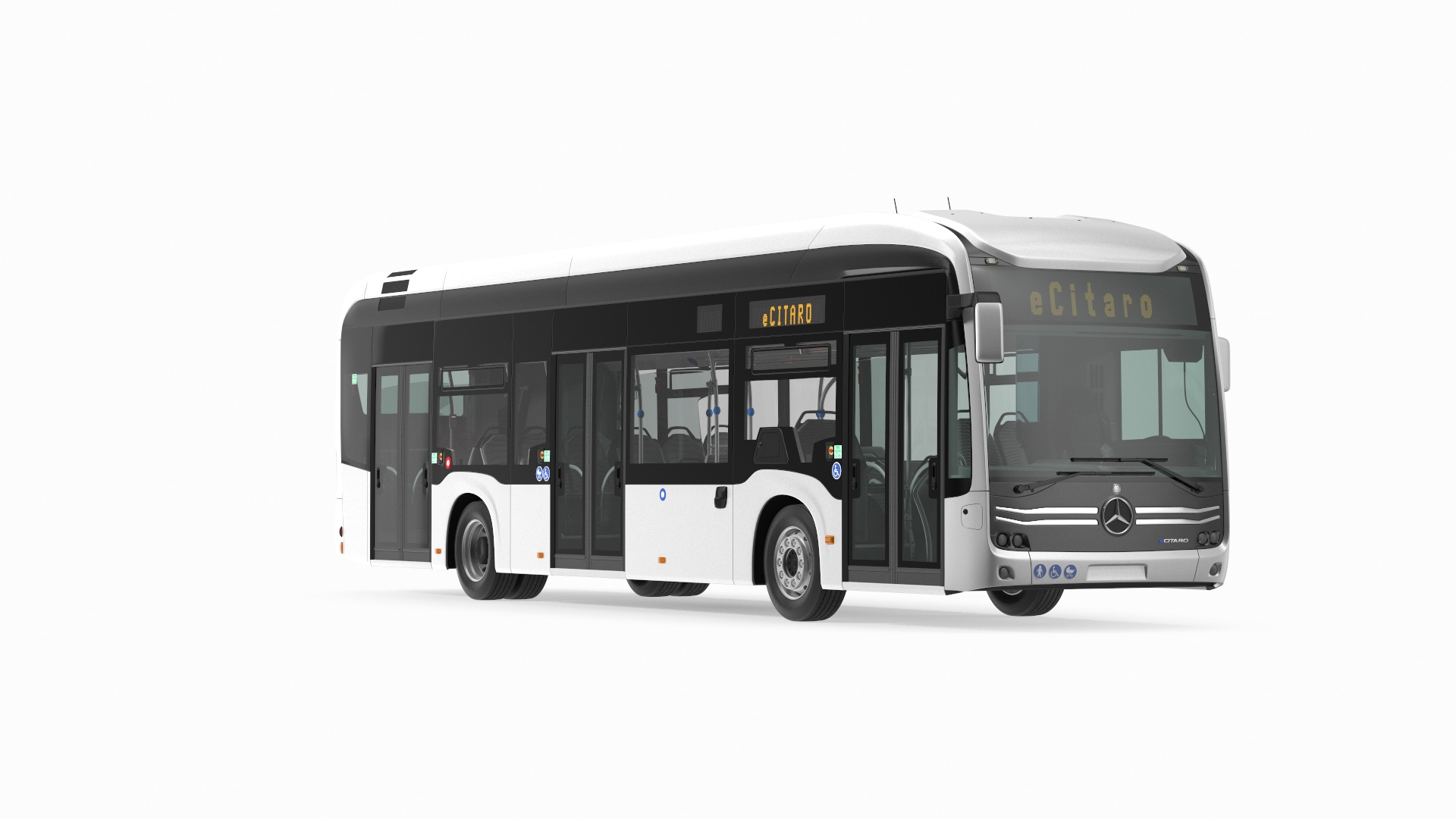 3D Model Mercedes-Benz ECitaro Three Doors Rigged For Maya - TurboSquid ...