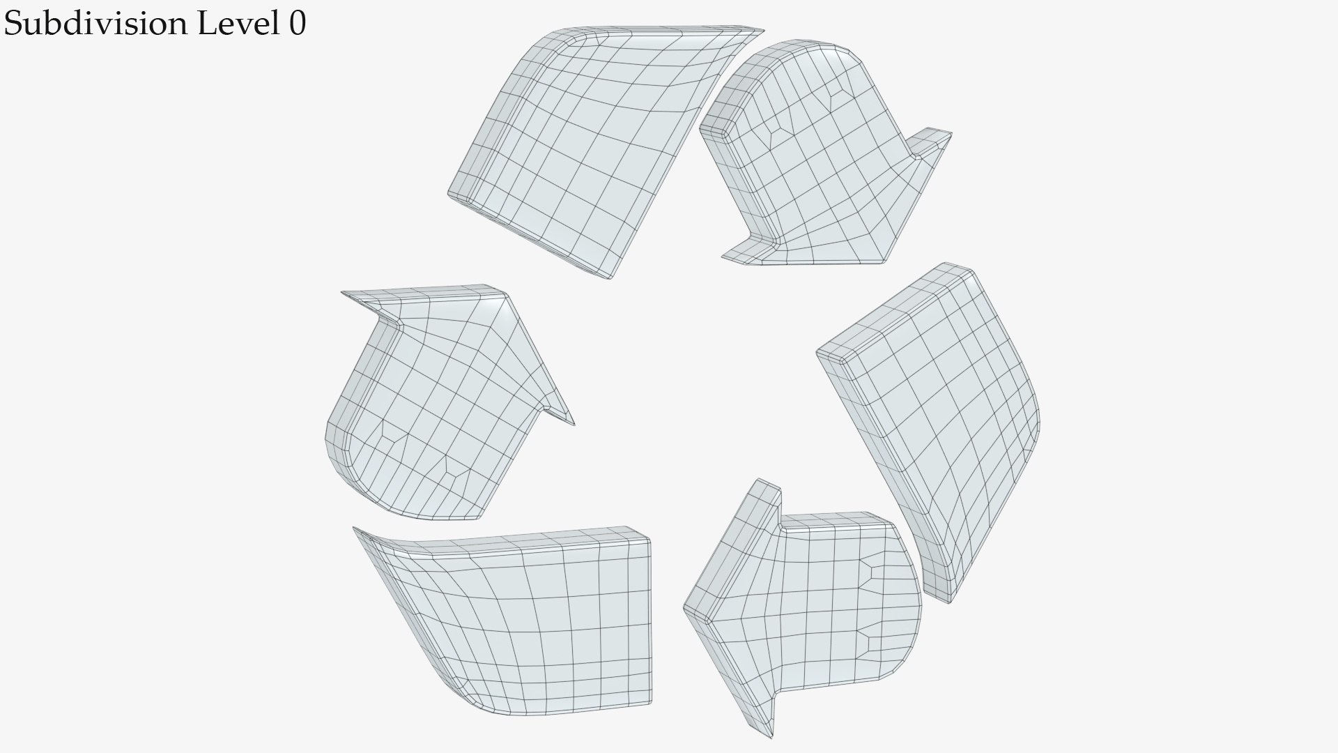 Recycle Logo 1 3D Model - TurboSquid 1250869