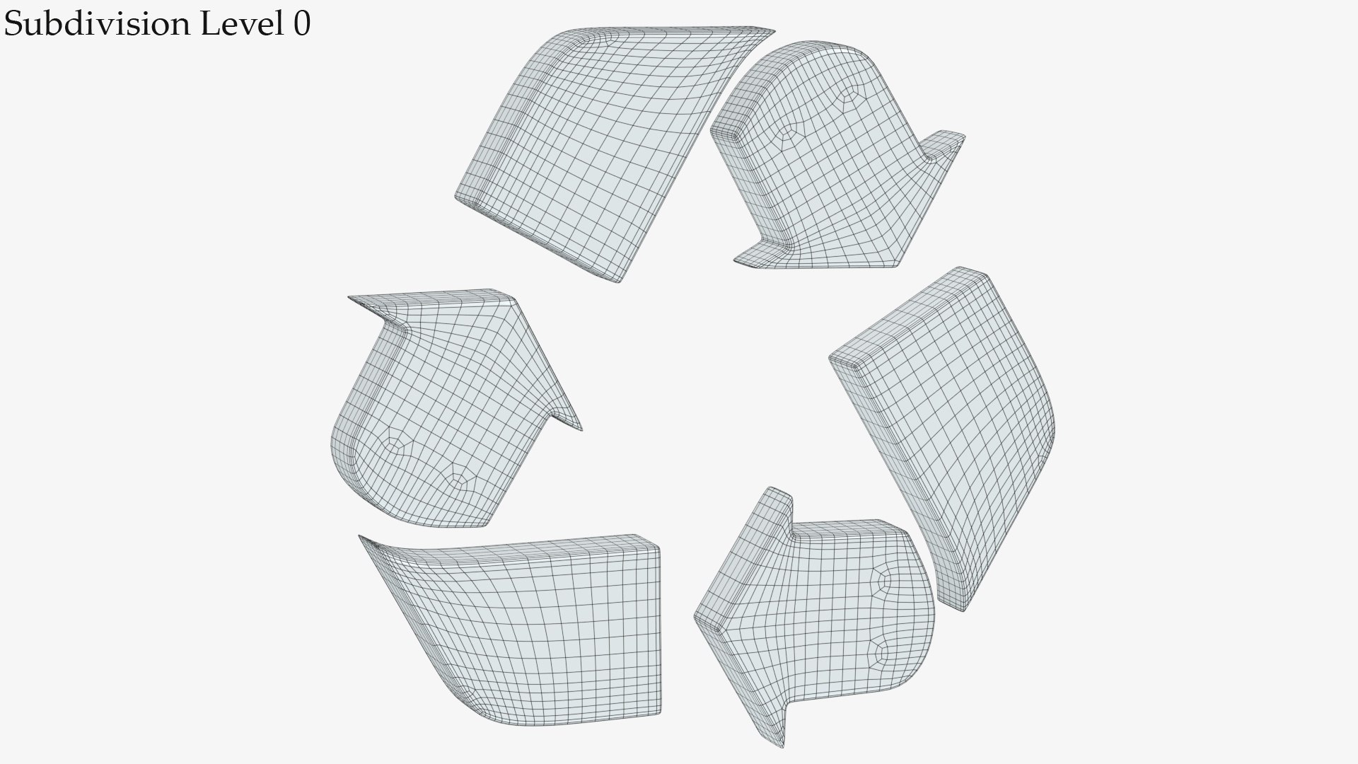 Recycle Logo 1 3D Model - TurboSquid 1250869