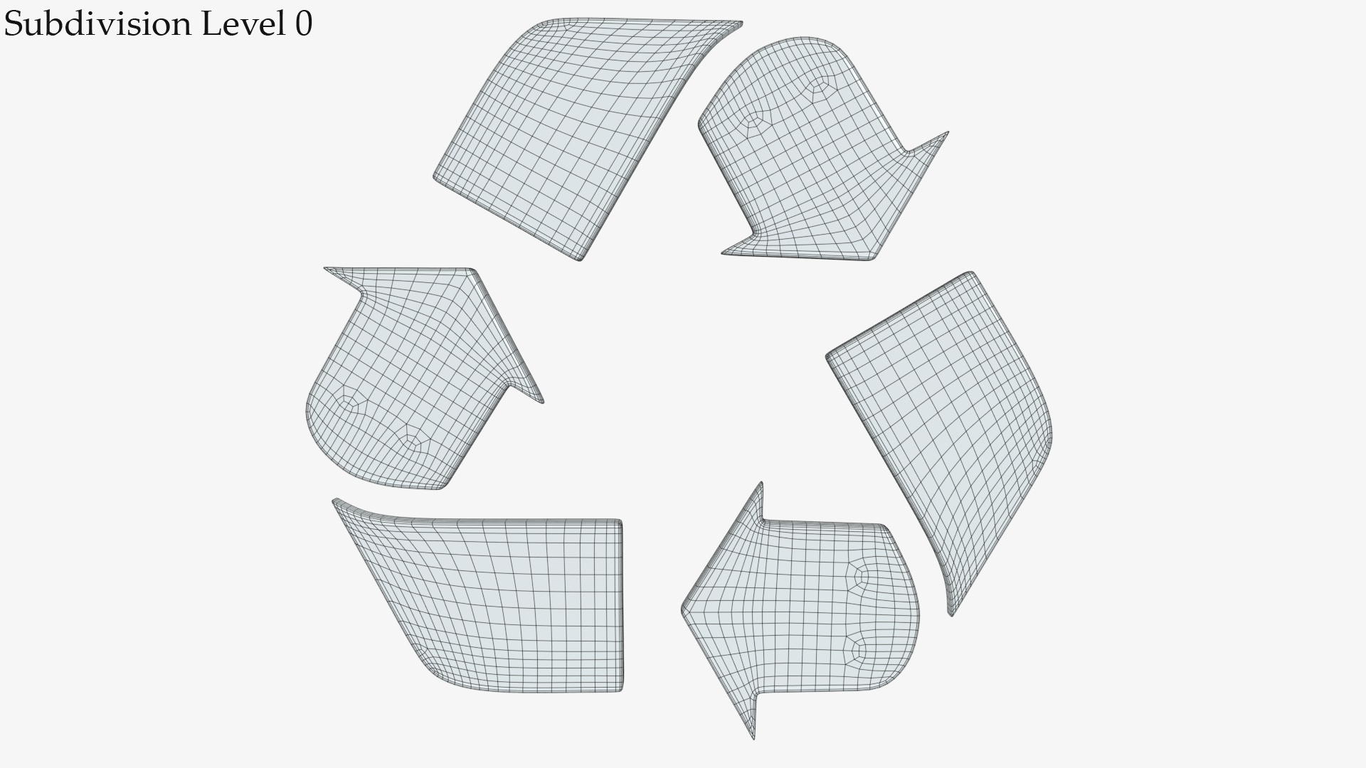 Recycle Logo 1 3D Model - TurboSquid 1250869