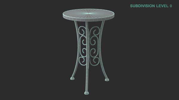 Garden Table 3D model - TurboSquid 1886949