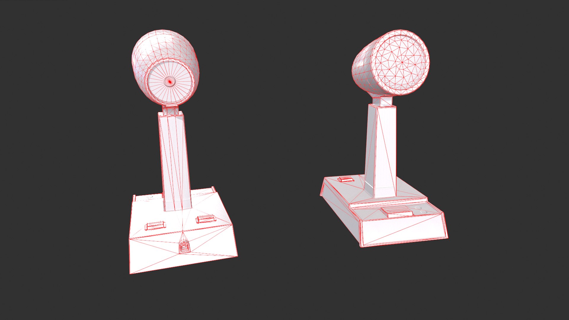 3D Vintage Radio Microphone Model - TurboSquid 1741695