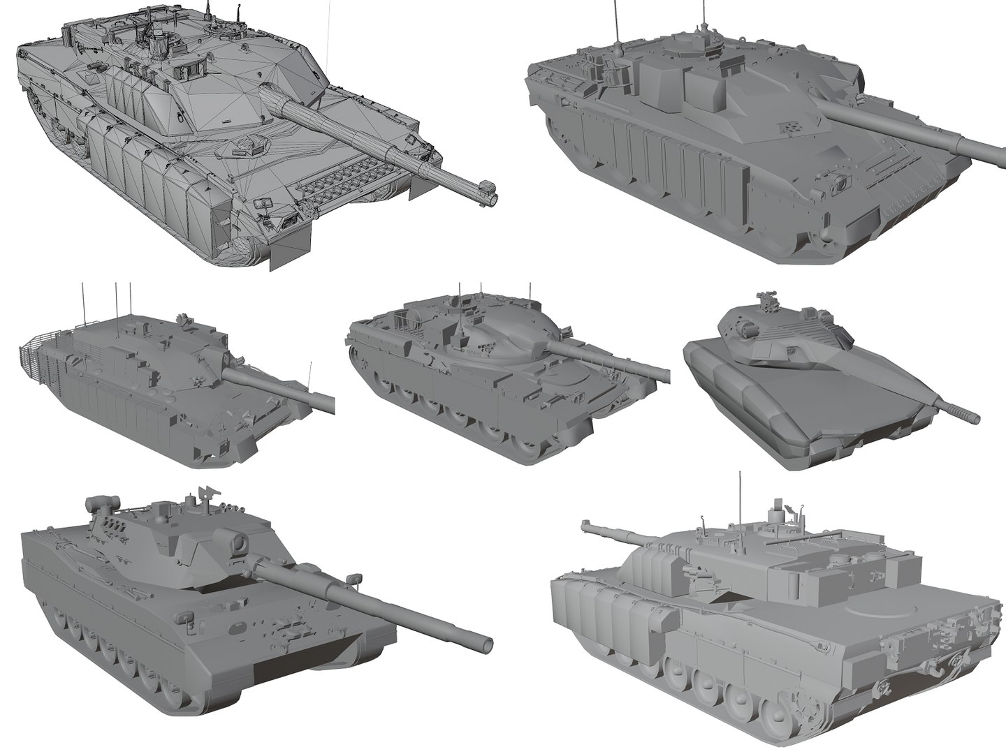 3D Tank Collection - TurboSquid 1852322