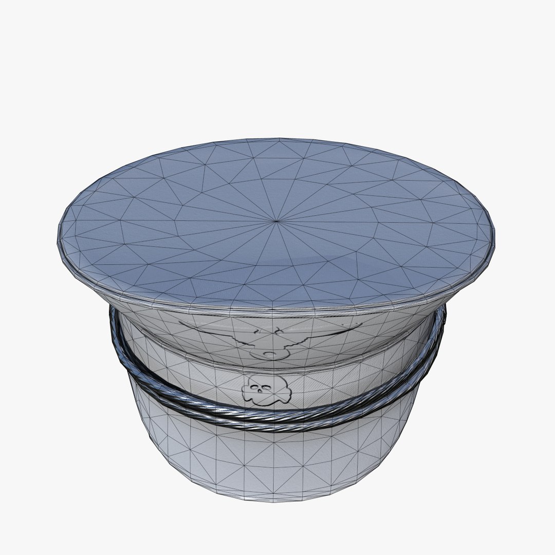 3D German Hat Ww2 Pbr Model - TurboSquid 1408624