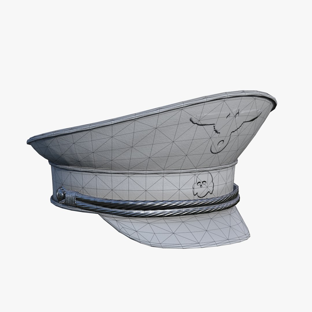 3D German Hat Ww2 Pbr Model - TurboSquid 1408624
