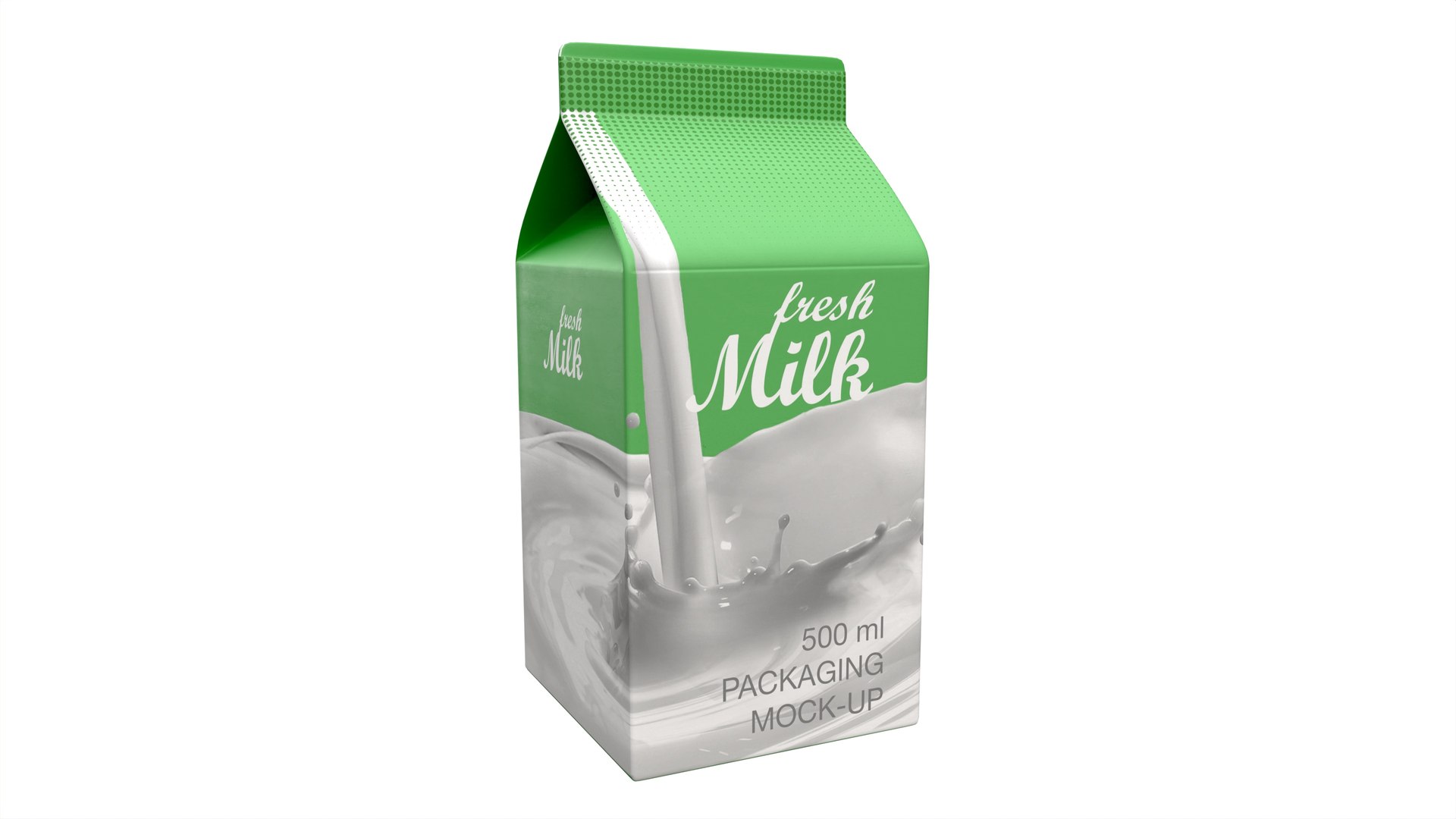 3D Milk Packaging Box - TurboSquid 2145534