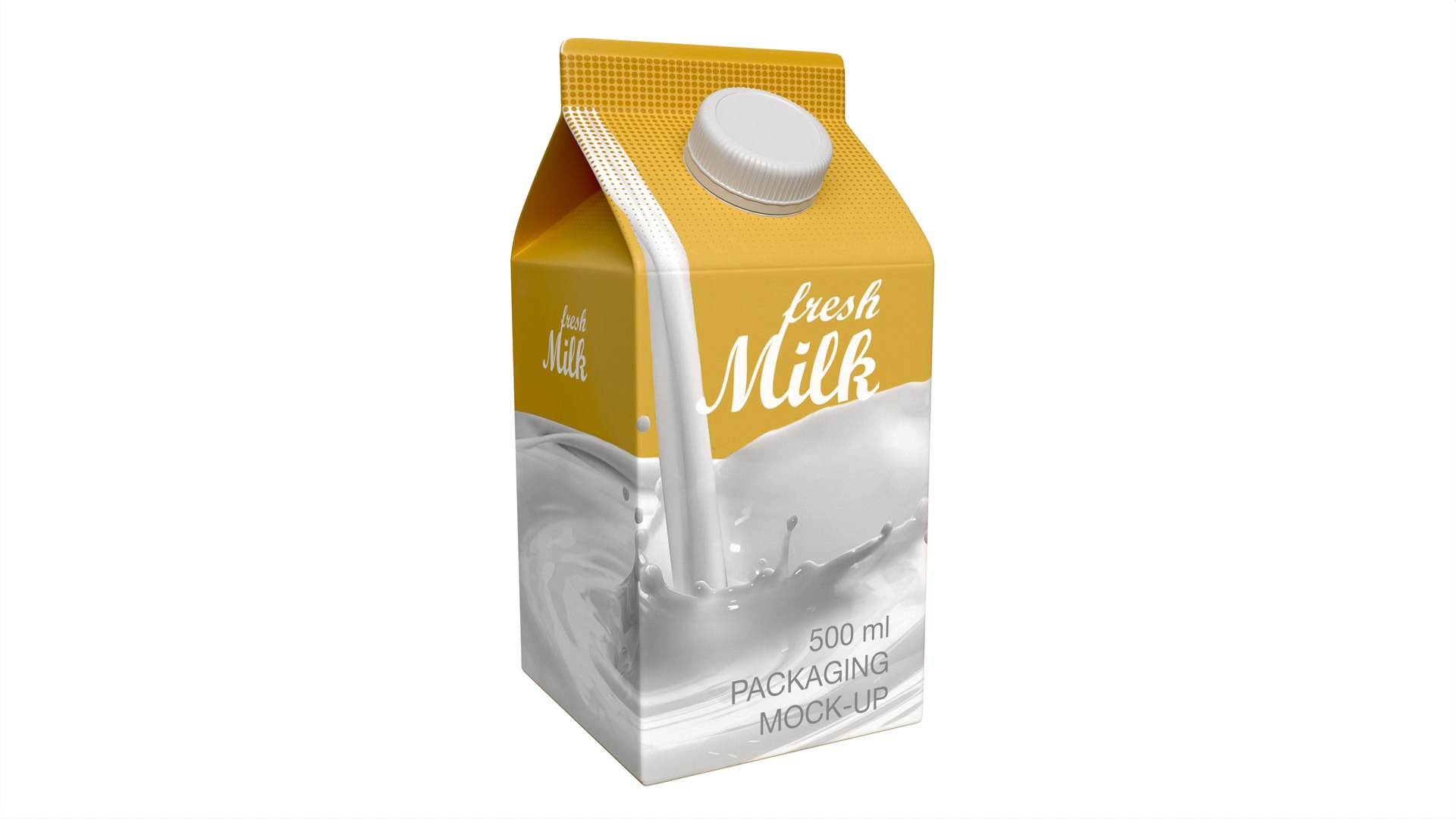 3D Milk Packaging Box - TurboSquid 2145534