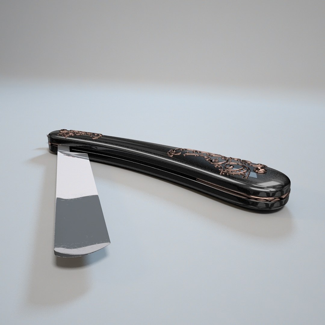 Barbers Razor 3d C4d