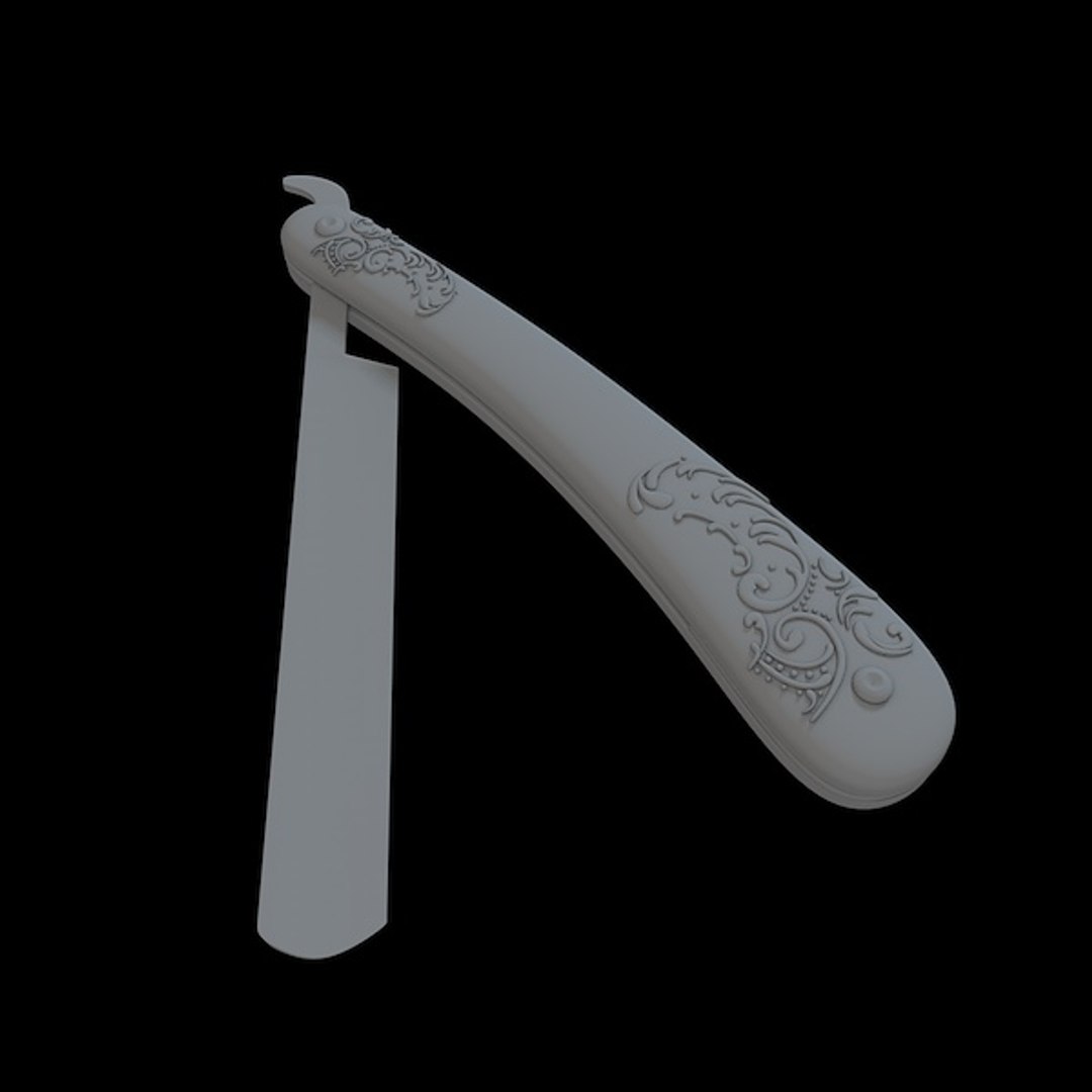 Barbers Razor 3d C4d