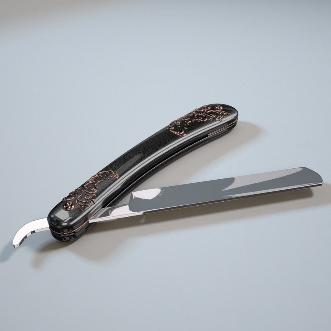 Barbers Razor 3d C4d