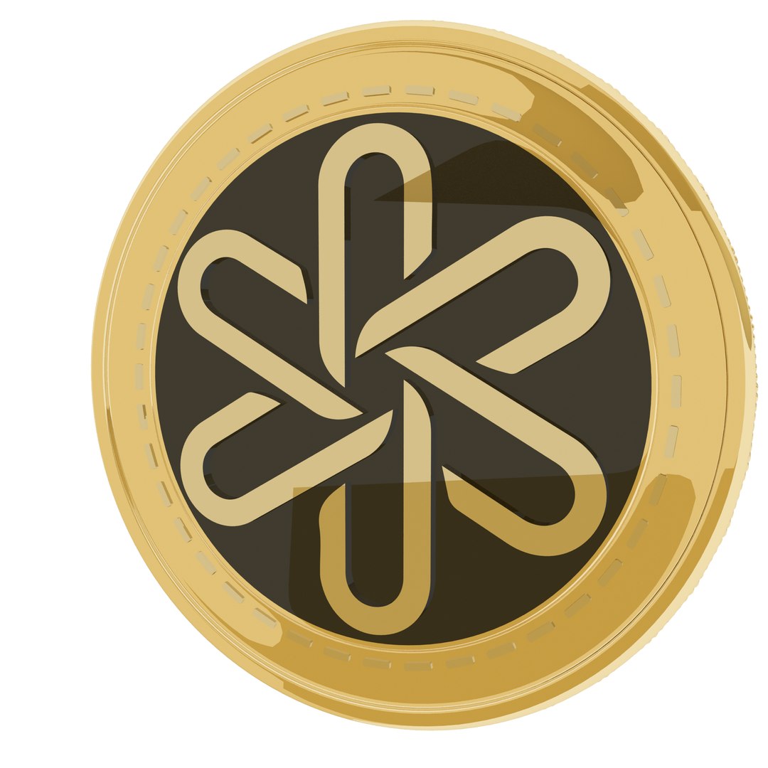 3D Dent Cryptocurrency Gold Coin - TurboSquid 1849019