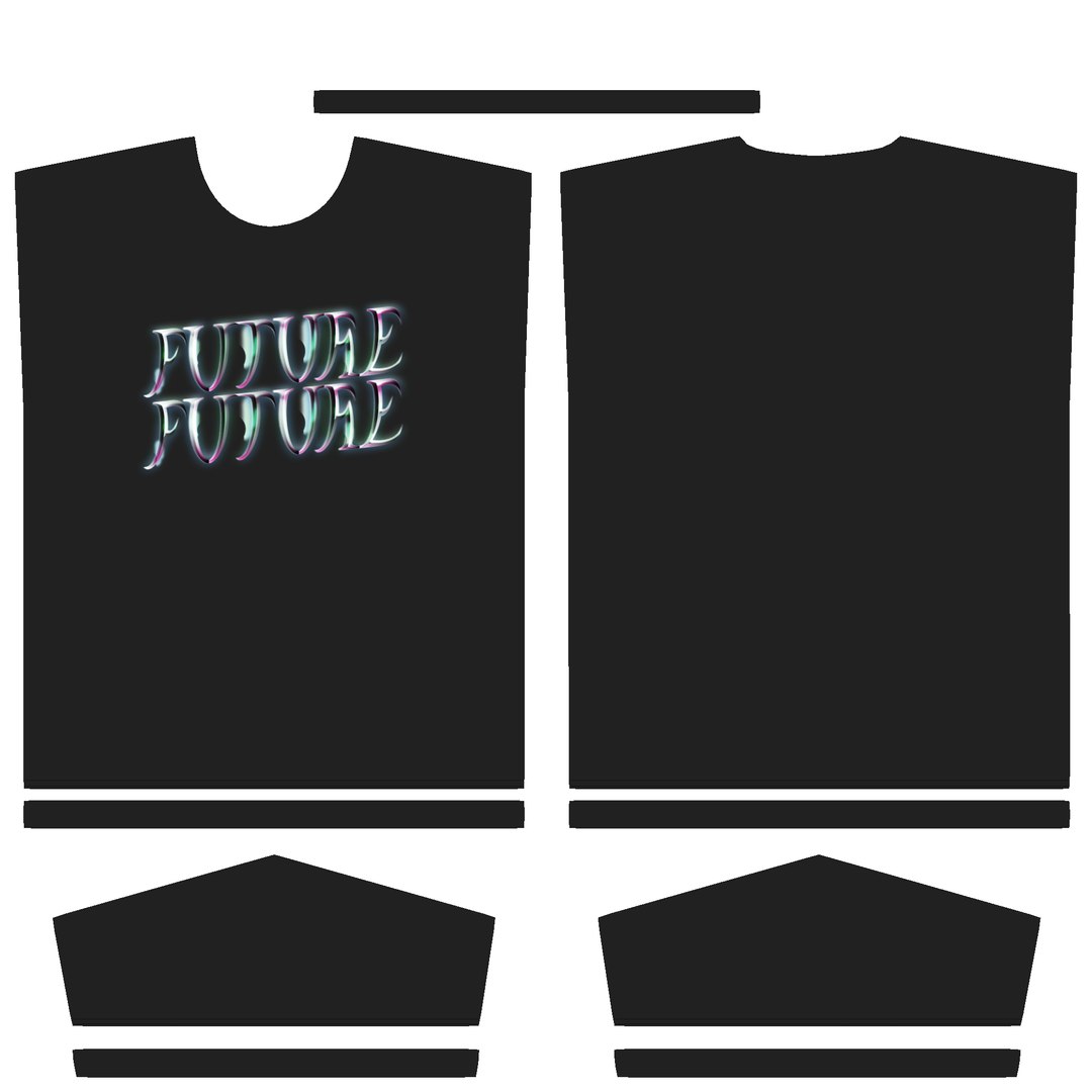 T-Shirt Future In Low Poly 3D Model - TurboSquid 2380796