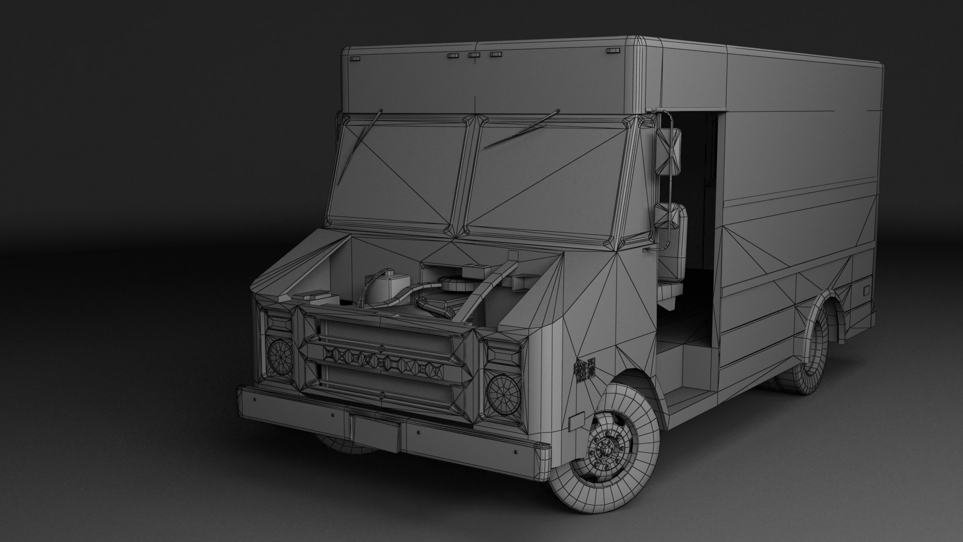 1980 Chevy StepVan 125 3D Model - TurboSquid 1857592