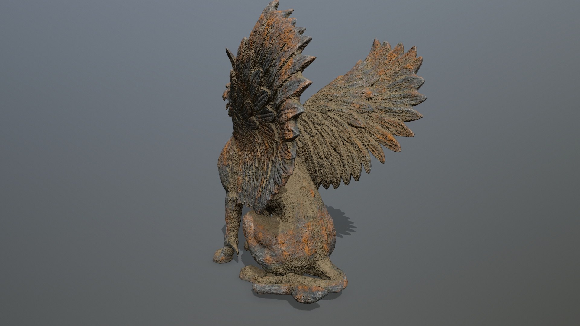 3D Statue Creature - TurboSquid 2067699