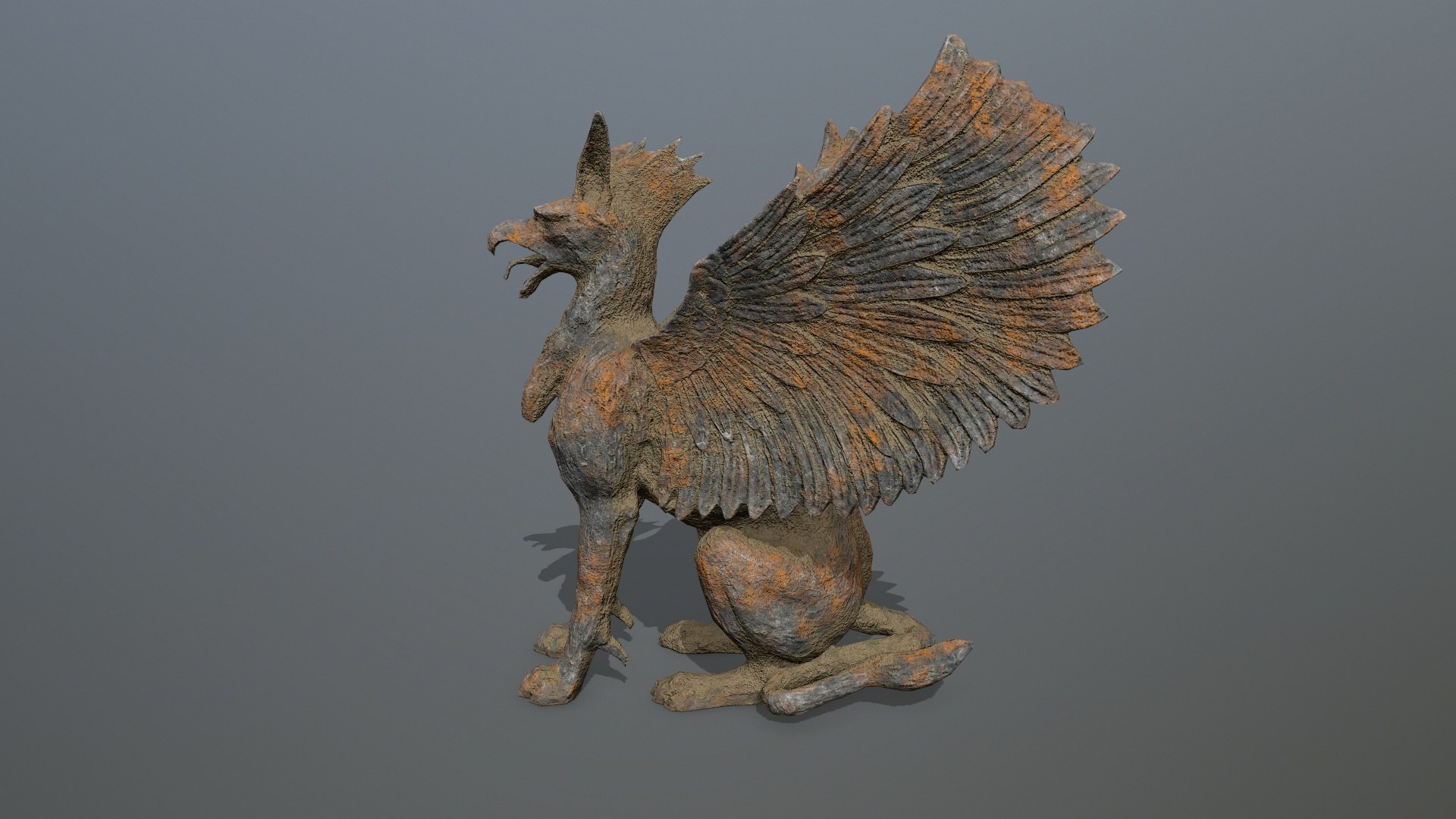 3D Statue Creature - TurboSquid 2067699