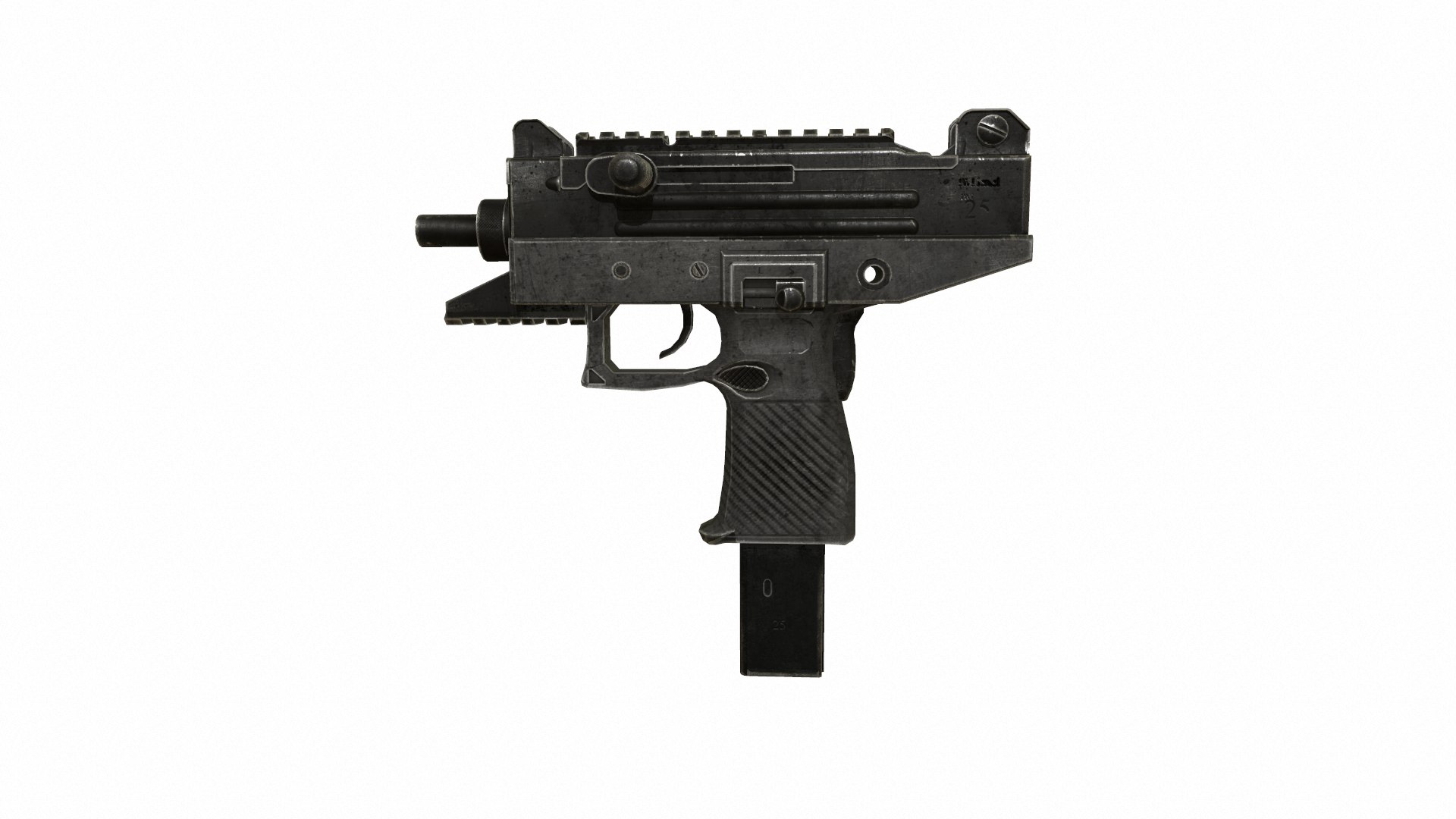 3D Uzi Gun Pbr - TurboSquid 1533511