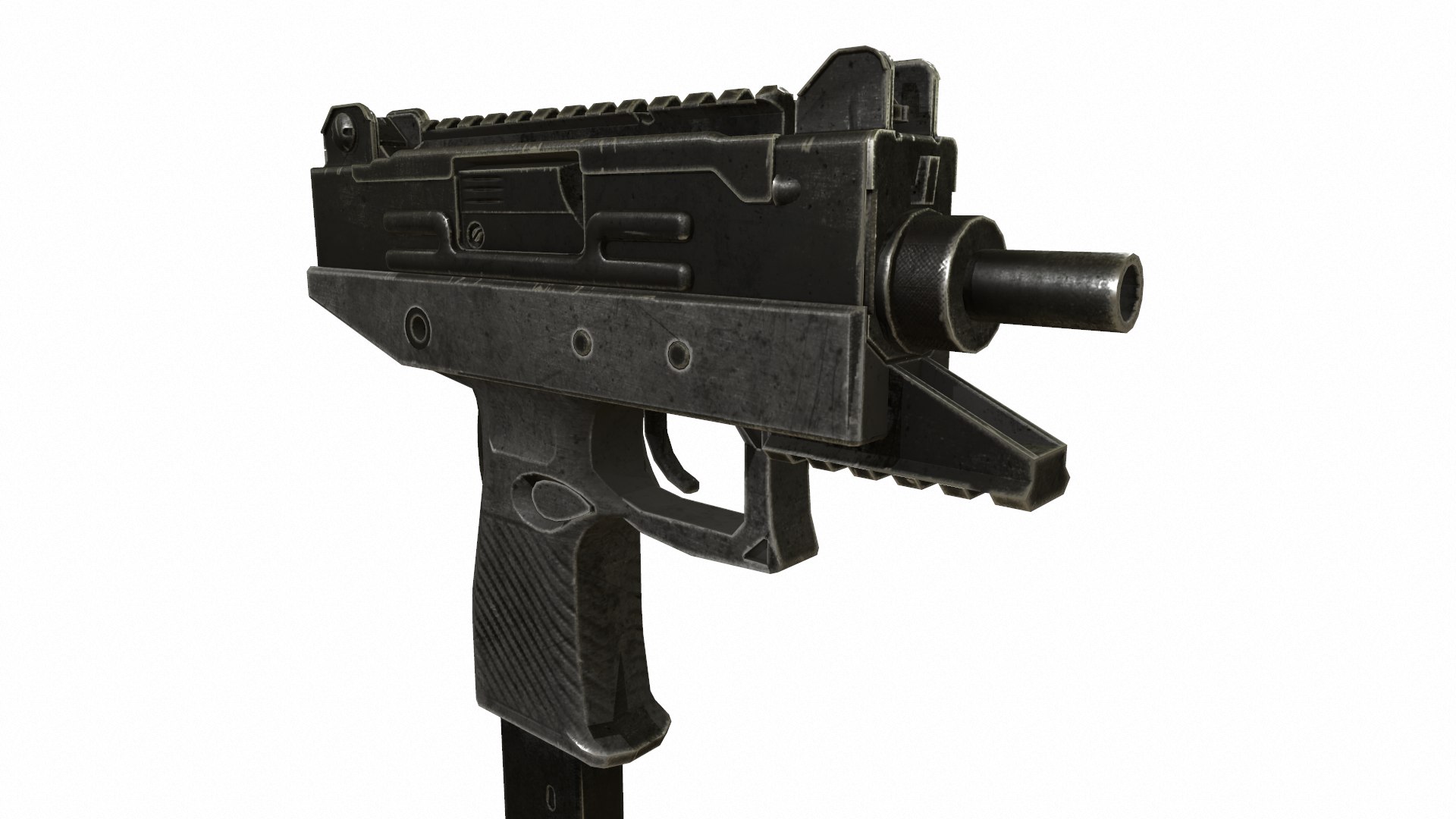3D Uzi Gun Pbr - TurboSquid 1533511