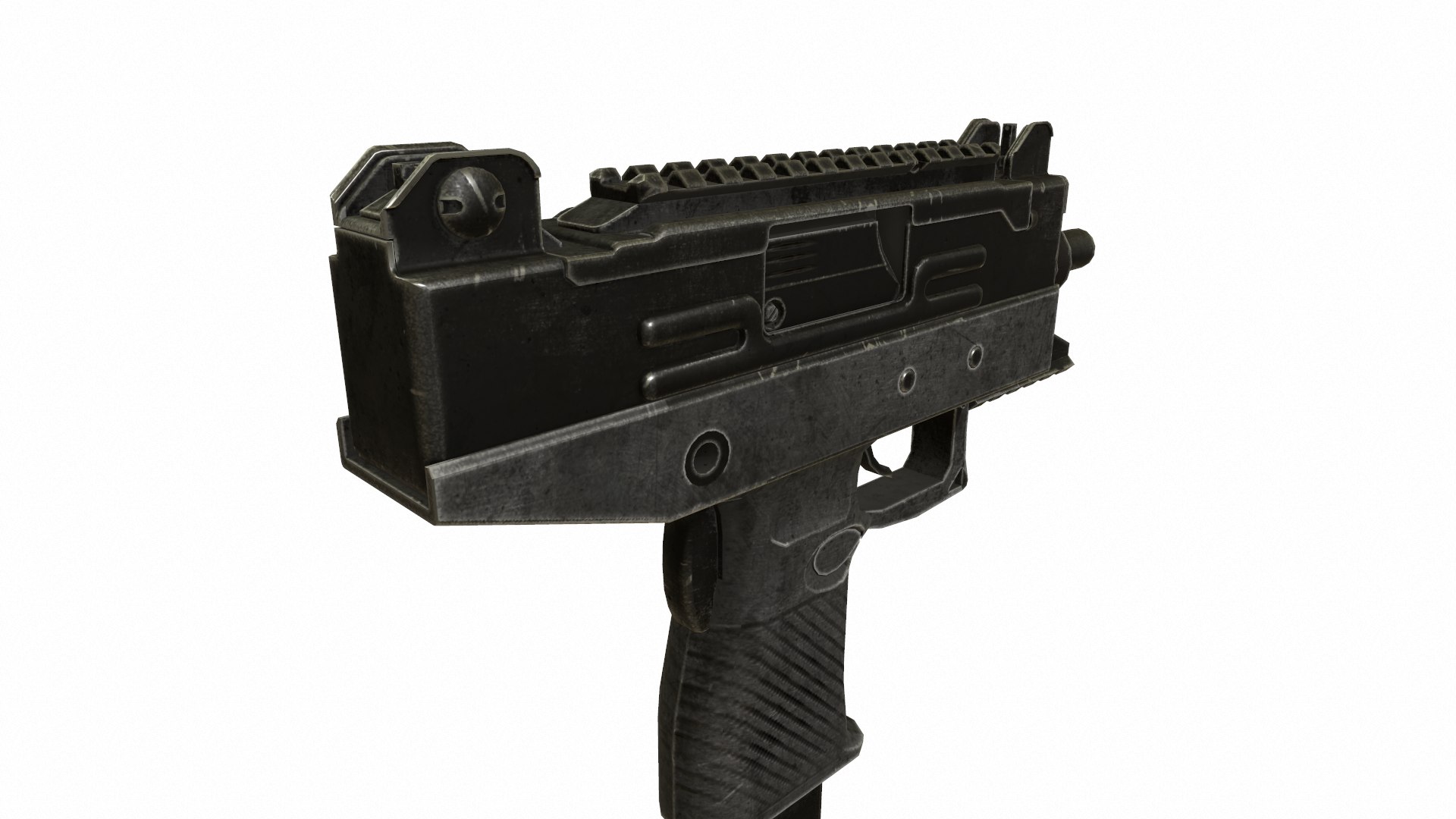 3D Uzi Gun Pbr - TurboSquid 1533511