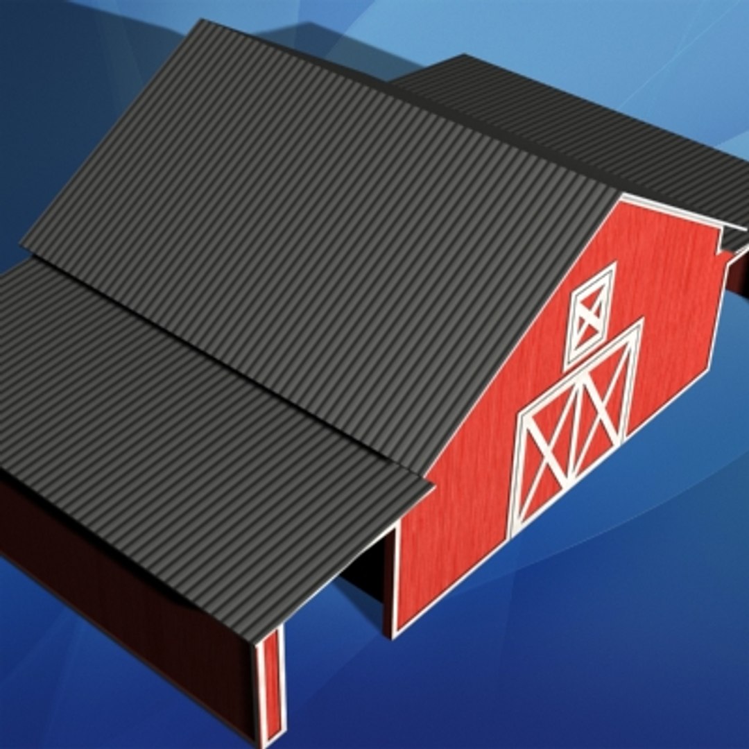 miniature barn 3d model