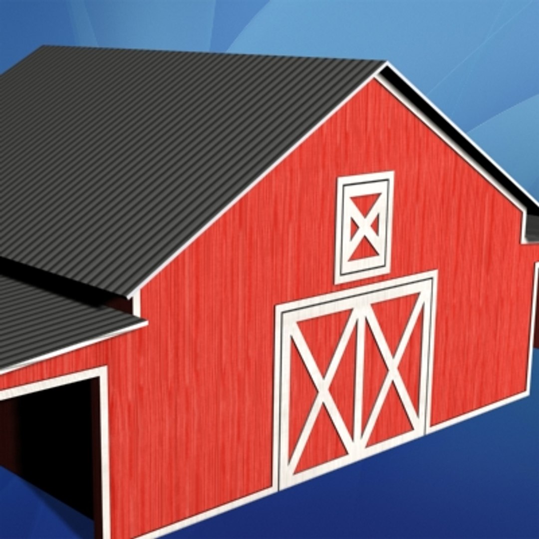 miniature barn 3d model