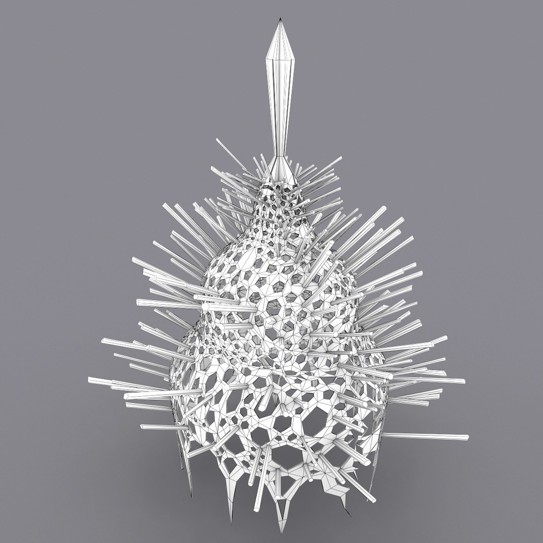 3d Model Ernst Microscopic Creatures Cyrtoidea