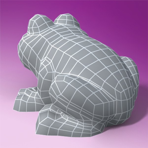 3d model rubber frog
