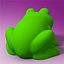 3d model rubber frog