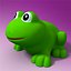 3d model rubber frog