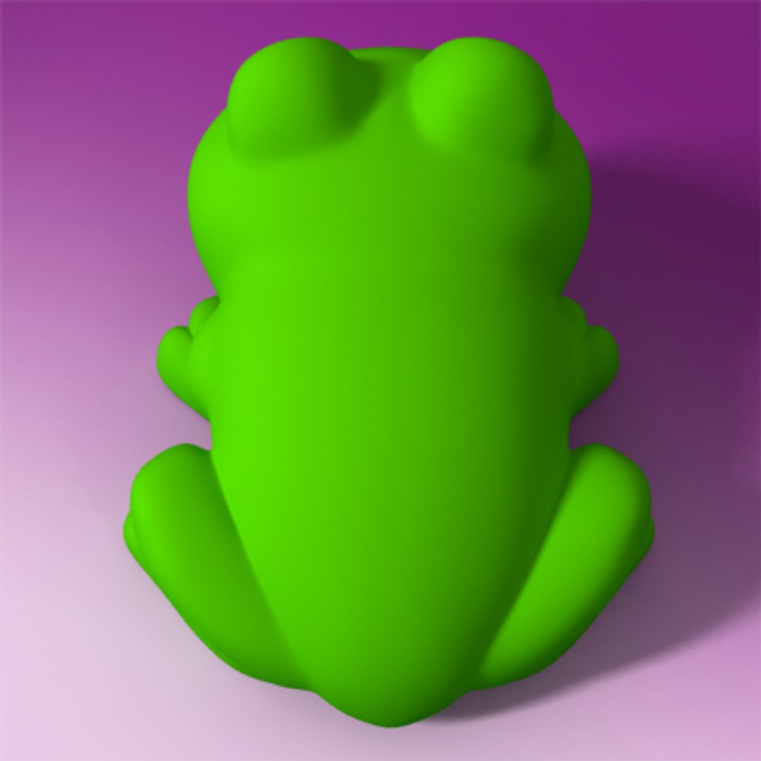 3d model rubber frog