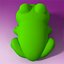 3d model rubber frog