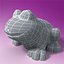 3d model rubber frog