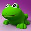 3d model rubber frog