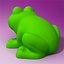 3d model rubber frog