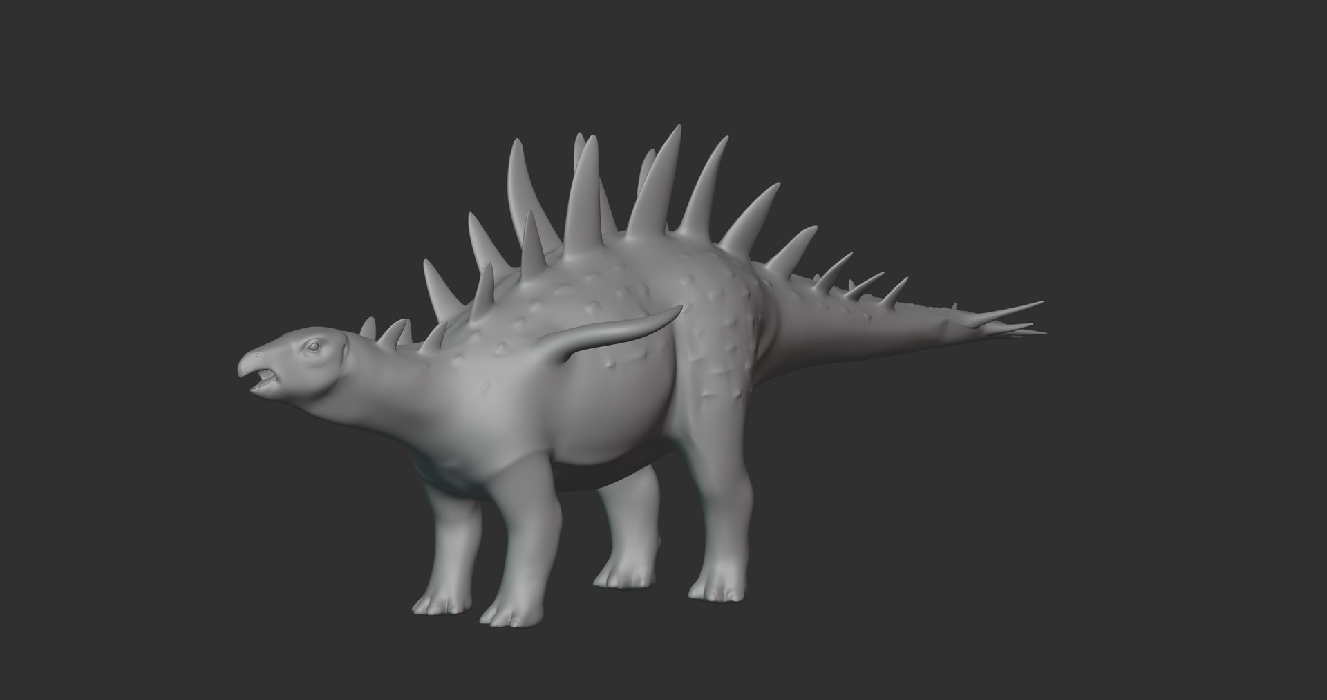 Paranthodon Basemesh Low Poly 3D-Modell - TurboSquid 2107877