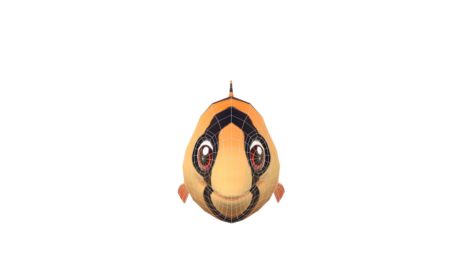 Tiger Barb Fish Toon 3D Model - TurboSquid 1586039