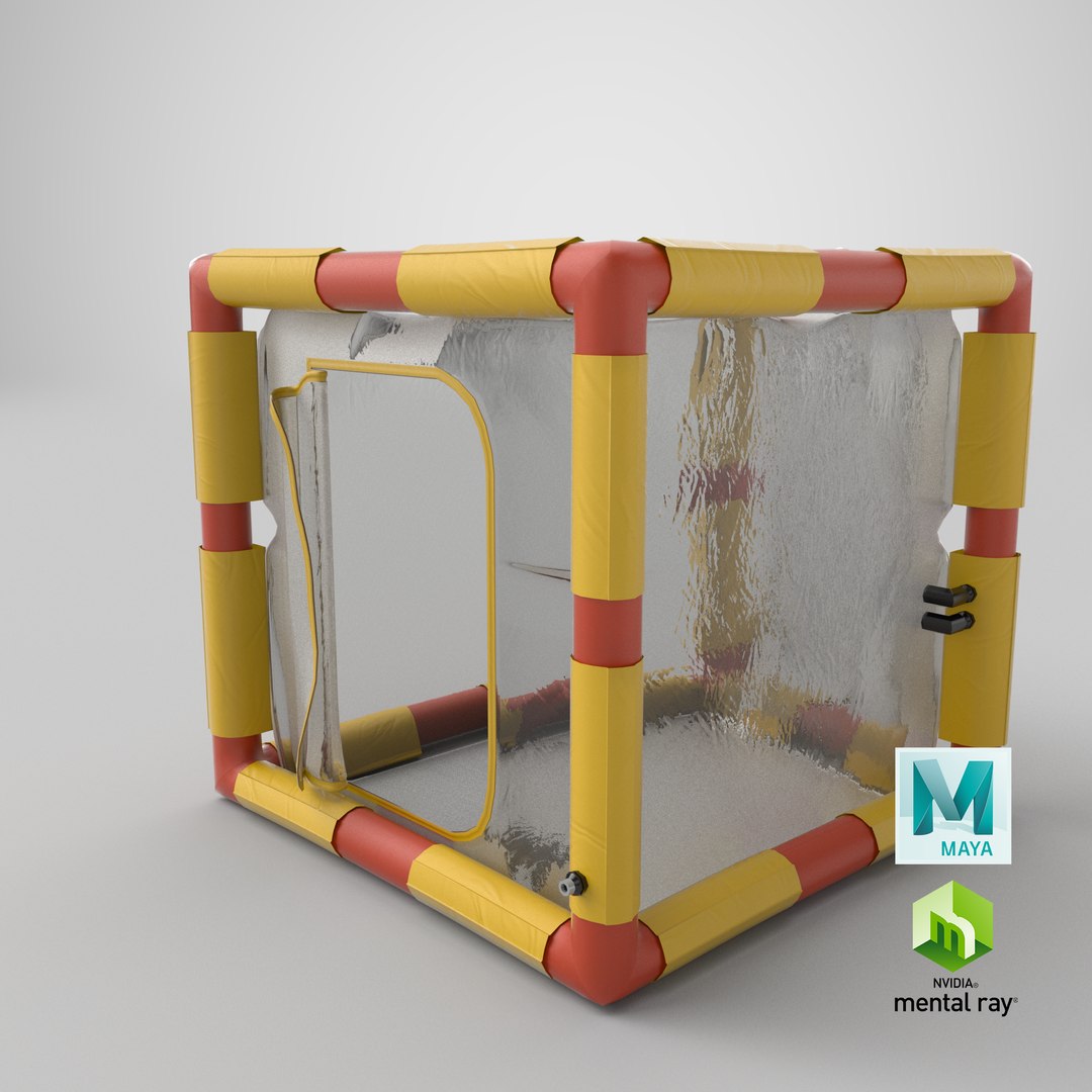 3D Model Inflatable Tubular Mobile Isolation - TurboSquid 1627790