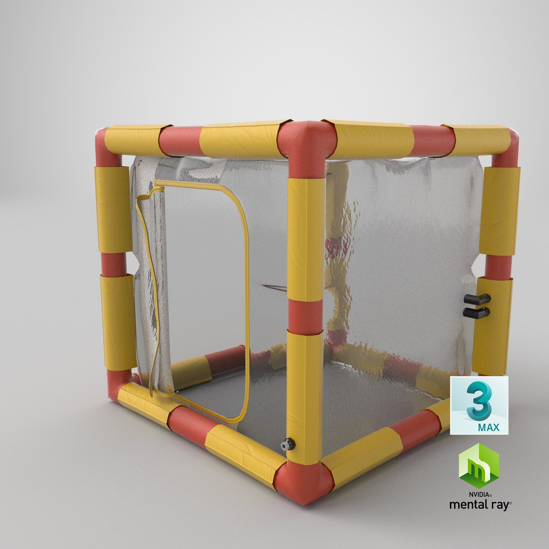 3D Model Inflatable Tubular Mobile Isolation - TurboSquid 1627790