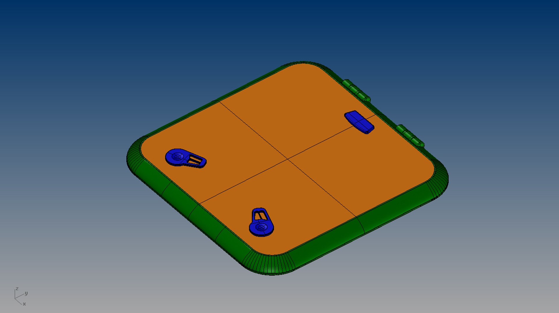 Typical Hatch 3D Model - TurboSquid 1352535