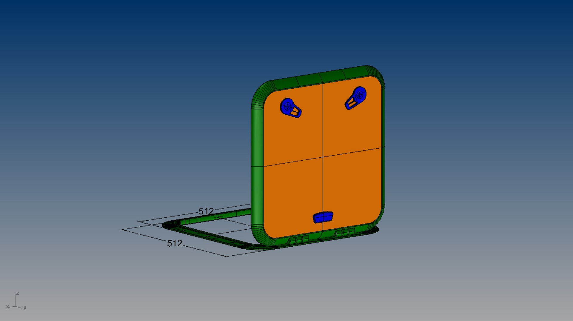 Typical hatch 3D model - TurboSquid 1352535